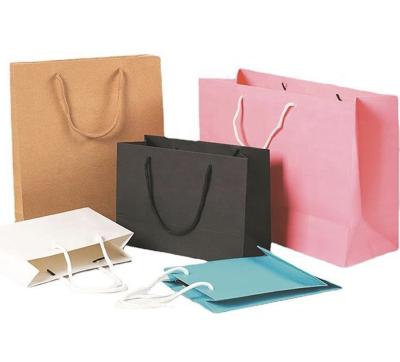 China Customized Handmade Kraft Paper Bags With Logo Manufactory Custom Features for sale