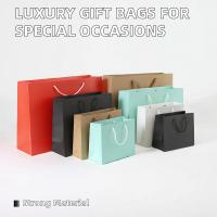 China Luxury Handheld Paperboard Gift Bags With Handle For Wedding Jewelry Cosmetics Birthday & Shopping Mall Packaging for sale