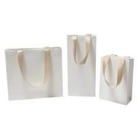 China Custom Paperboard Gift Bag Holiday Christmas Cross-Border Wholesale Recyclable Screen Printed Hand Length for sale