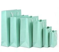 China Paper Bag Festival Gift Bag With Handles OEM Custom Design DIY Your Company Shopping Bags To Print Logo for sale
