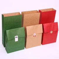 China Custom Food Grade Kraft Paper Bag Recycled Brown Bag With Logo Printed Eco-Friendly Paper Bags Flat Bottom Biodegradable for sale