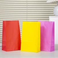China Custom Eco-Friendly Disposable Recyclable Food Grade Oil Resistant Kraft Paper Bags With Pointed Bottom For Sandwiches Pastries for sale