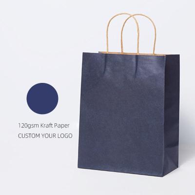 China Biodegradable Shopping Gift Paper Bags With Custom Logo And Color For Promotional Packaging for sale