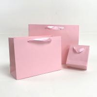 China Custom Design Black White Handles Luxury With Your Own Logo Clothing Shoes Gift Paper Bag With Handle Brown Bags for sale