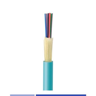China 6 Strand OM3 50/125μm Indoor Fiber Optic Cable with 5.0mm Diameter and LSZH Jacket for Data Centers for sale