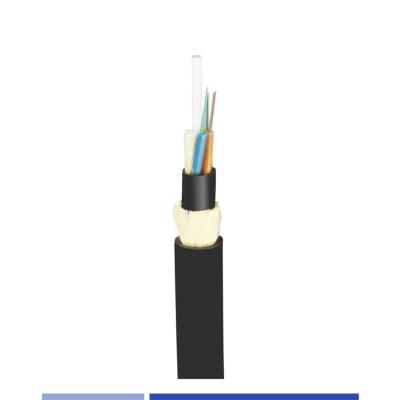 China 24 Core ADSS Fiber Optic Cable Singlemode OS2 Double PE Jacket 100m Span for Outdoor Aerial Installation for sale