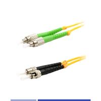 China ST/UPC to ST/APC Single Mode Fiber Patch Cord Duplex 3m 2.0mm LSZH OS2 for High-Speed Networks for sale