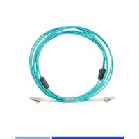 China LC-LC Armored Fiber Optic Patch Cable OM3 50/125μm Multimode 3.0mm LSZH Jacket for Data Center and Industrial Networks for sale