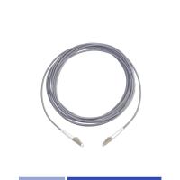 China LSZH Jacket Armored Fiber Optic Patch Cord LC-LC Multimode OM1 62.5/125μm with 3.0mm Diameter and ≤0.3dB Insertion Loss for sale