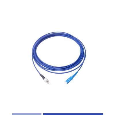 China Singlemode Armored Fiber Optic Patch Cord SC to FC 3.0mm LSZH with ≤0.3dB Insertion Loss for Harsh Environments for sale