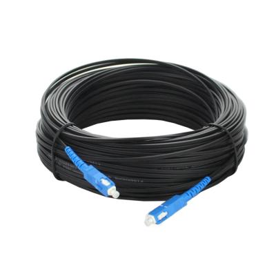 China Singlemode FTTH Drop Patch Cord SC UPC G657A1 Simplex LSZH 3m with 2.0×3.0mm Diameter for sale