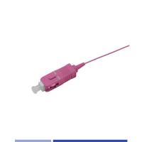 China SC/UPC Multimode OM4 50/125μm Fiber Optic Pigtail 0.9mm LSZH Cable with ≤0.3dB Insertion Loss for sale