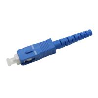 China SC UPC Fiber Optic Connector Simplex 2.0mm Single Mode with ≤0.3dB Insertion Loss for sale