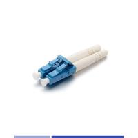 China LC UPC Singlemode Duplex Fiber Optic Connector with 3.0mm Boot, ≤0.3dB Insertion Loss, UL94-V0 Rating for sale