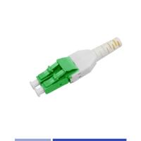China Uniboot LC APC Singlemode Fiber Connector Duplex 3.0mm with ≤0.3dB Insertion Loss for sale