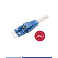 China Uniboot LC UPC Single Mode Fiber Connector Duplex 3.0mm Polarity Switchable with ≤0.3dB Insertion Loss for sale