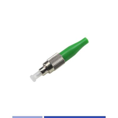 China FC APC Fiber Connector Simplex 3.0mm Boot Singlemode with ≤0.3dB Insertion Loss and -40°C to +85°C Temperature Range for sale