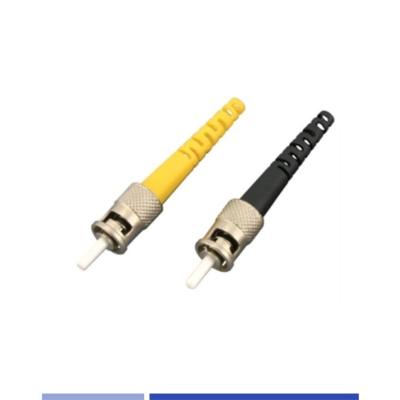 China ST/UPC Singlemode Fiber Optic Connector Simplex 3.0mm with ≤0.3dB Insertion Loss and UL94-V0 Rating for sale