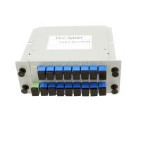 China 1x16 SC UPC Single Mode Fiber PLC Splitter LGX Box with 1260-1650nm Wavelength and ≤14.1dB Insertion Loss for sale