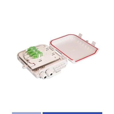 China 8 Port SC Simplex Fiber Optic Distribution Box - 205×215×62mm, 8 Fiber Capacity for FTTx Networks for sale