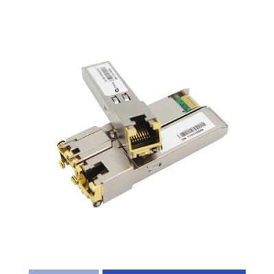 China 10GBASE-T SFP+ Copper Transceiver RJ45 10Gbps 30m Network Module for Data Centers for sale