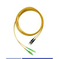 China Singlemode Fiber Optic Patch Cord SC/APC to FC/UPC Duplex 3.0mm LSZH with 0.3dB Insertion Loss for sale