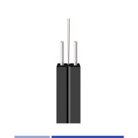 China 1 Fiber Flat Drop Cable Singlemode G657A1 2.0x3.0mm LSZH for FTTH Indoor Applications for sale