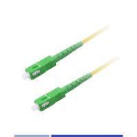 China SC/APC to SC/APC Single Mode Fiber Patch Cable 3m 2.0mm LSZH Simplex OS2 9/125μm for sale