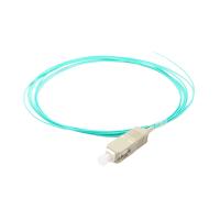 China SC/UPC Multimode OM3 50/125μm Fiber Optic Pigtail with 0.9mm LSZH Jacket for Data Center and Telecom Networks for sale