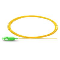China SC UPC Singlemode OS2 Fiber Optic Pigtail 9/125μm LSZH 1m with ≤0.3dB Insertion Loss for sale