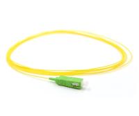 China SC UPC Singlemode OS2 Fiber Optic Pigtail 9/125μm LSZH 1m with ≤0.3dB Insertion Loss for sale