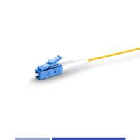 China LC APC Fiber Optic Pigtail Singlemode OS2 9/125μm LSZH 1m with 0.3dB Insertion Loss and 50dB Return Loss for sale