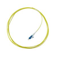 China LC APC Fiber Optic Pigtail Singlemode OS2 9/125μm LSZH 1m with 0.3dB Insertion Loss and 50dB Return Loss for sale