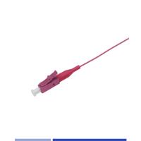 China LC/UPC Multimode OM4 50/125um Fiber Optic Pigtail 0.9mm LSZH Jacket 1m Length for sale