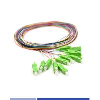 China Singlemode OS2 SC APC Fiber Optic Pigtail 12 Fibers 3m LSZH for FTTH and Data Centers for sale