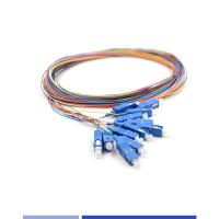 China OS2 Single Mode Fiber Pigtails 6 Fibers SC UPC LSZH 0.9mm Diameter for FTTH and Data Centers for sale