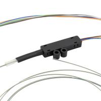 China 6-Fiber SC UPC Singlemode Ribbon Pigtail Kit with 0.9mm LSZH Jacket and ≤0.3dB Insertion Loss for High-Density Networks for sale