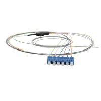 China 6-Fiber SC UPC Singlemode Ribbon Pigtail Kit with 0.9mm LSZH Jacket and ≤0.3dB Insertion Loss for High-Density Networks for sale