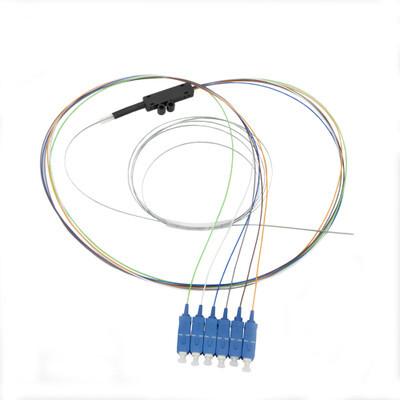 China 6-Fiber SC UPC Singlemode Ribbon Pigtail Kit with 0.9mm LSZH Jacket and ≤0.3dB Insertion Loss for High-Density Networks for sale