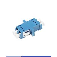 China LC UPC Duplex Fiber Optic Adapter Singlemode with Flange - 0.3dB Insertion Loss, 1000 Cycle Durability for sale