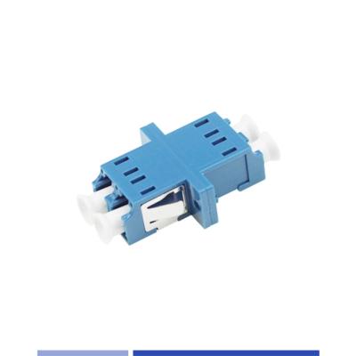 China LC UPC Duplex Fiber Optic Adapter Singlemode with Flange - 0.3dB Insertion Loss, 1000 Cycle Durability for sale
