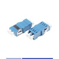 China Duplex LC UPC Fiber Optic Adapter Single Mode Without Flange - ≤0.3dB Insertion Loss, 1000 Mating Cycles for sale