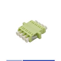 China Gorelink OM5 LC UPC Quad Fiber Optic Adapter with Flange - ≤0.3dB Insertion Loss, 1000 Cycle Durability for sale