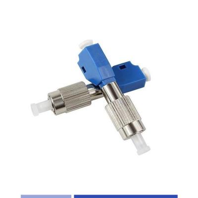 China FC-LC Hybrid Fiber Optic Adapter Singlemode UPC 0.3dB Insertion Loss 1000 Cycle Durability for sale