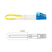 China LC UPC Singlemode Fiber Optic testing Loopback Cable for sale