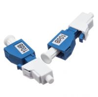 China LC/UPC Singlemode Fiber Optic Attenuator 5dB with 200mW Power Rating and 500 Cycle Durability for sale