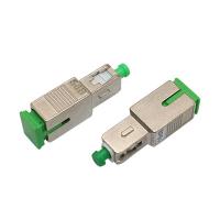 China SC APC Singlemode Fiber Optic Attenuator 10dB Male-Female with 500 Cycle Durability and >60dB Return Loss for sale