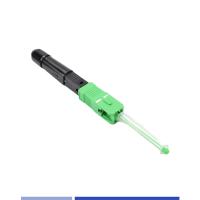 China Fusion Splice Fiber Optic Quick Connector SC APC Singlemode with ≤0.5dB Insertion Loss and -50dB Return Loss for sale