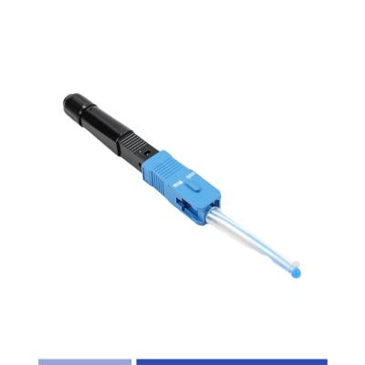 China Fusion Splice SC UPC Fast Connector Singlemode Fiber Quick Connector with ≤0.5dB Insertion Loss and -40dB Return Loss for sale