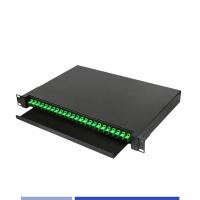 China 1U 24-Port SC APC Fiber Optic Patch Panel - 19